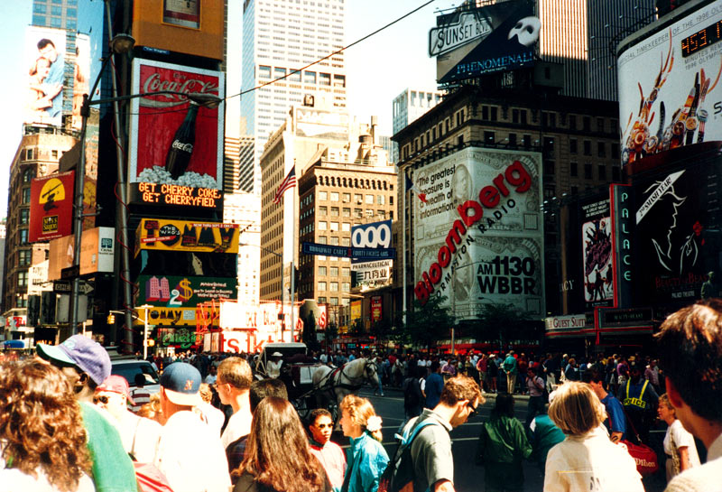 Tales of the past - Time Square, New York